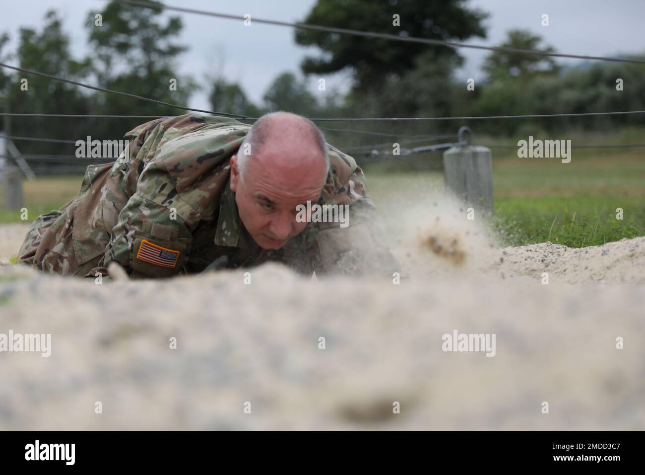 U.S. Army 1st Sgt. Steven Markowski, a public affairs specialist with ...