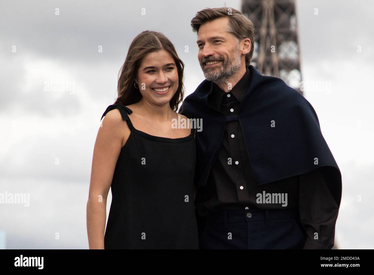 Nikolaj Coster-Waldau and Fillippa Coster-Waldau wear a creations for ...