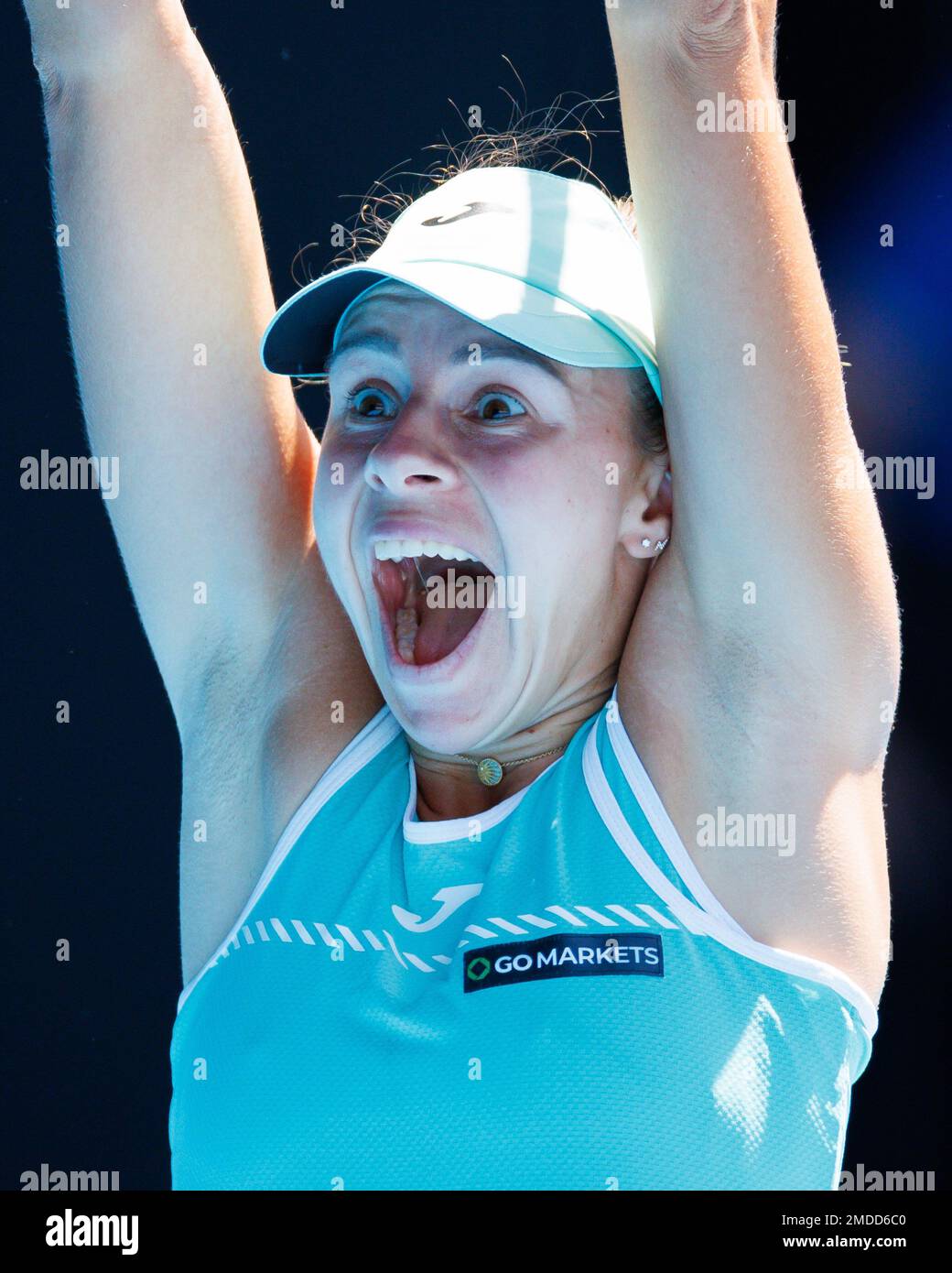 Melbourne, Australia. 23rd Jan, 2023. MAGDA LINETTE of Poland ...