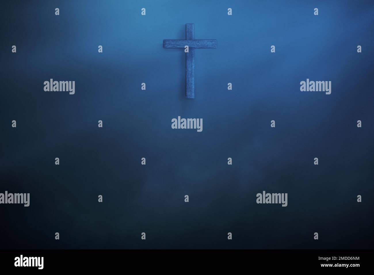 wood jesus cross, black blue night horror , haunted scary thriller ...