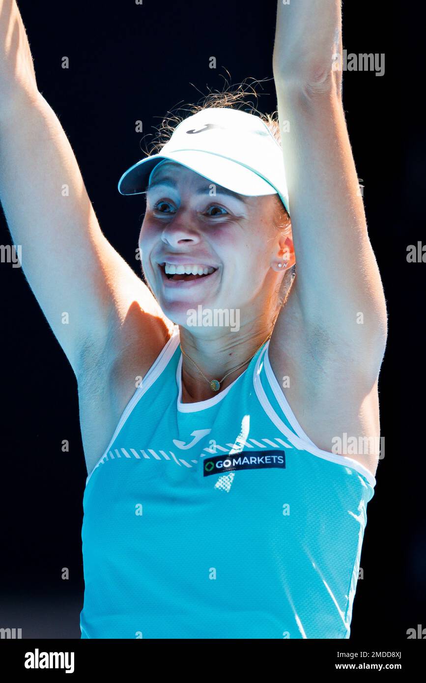 Melbourne, Australia. 23rd Jan, 2023. MAGDA LINETTE of Poland ...