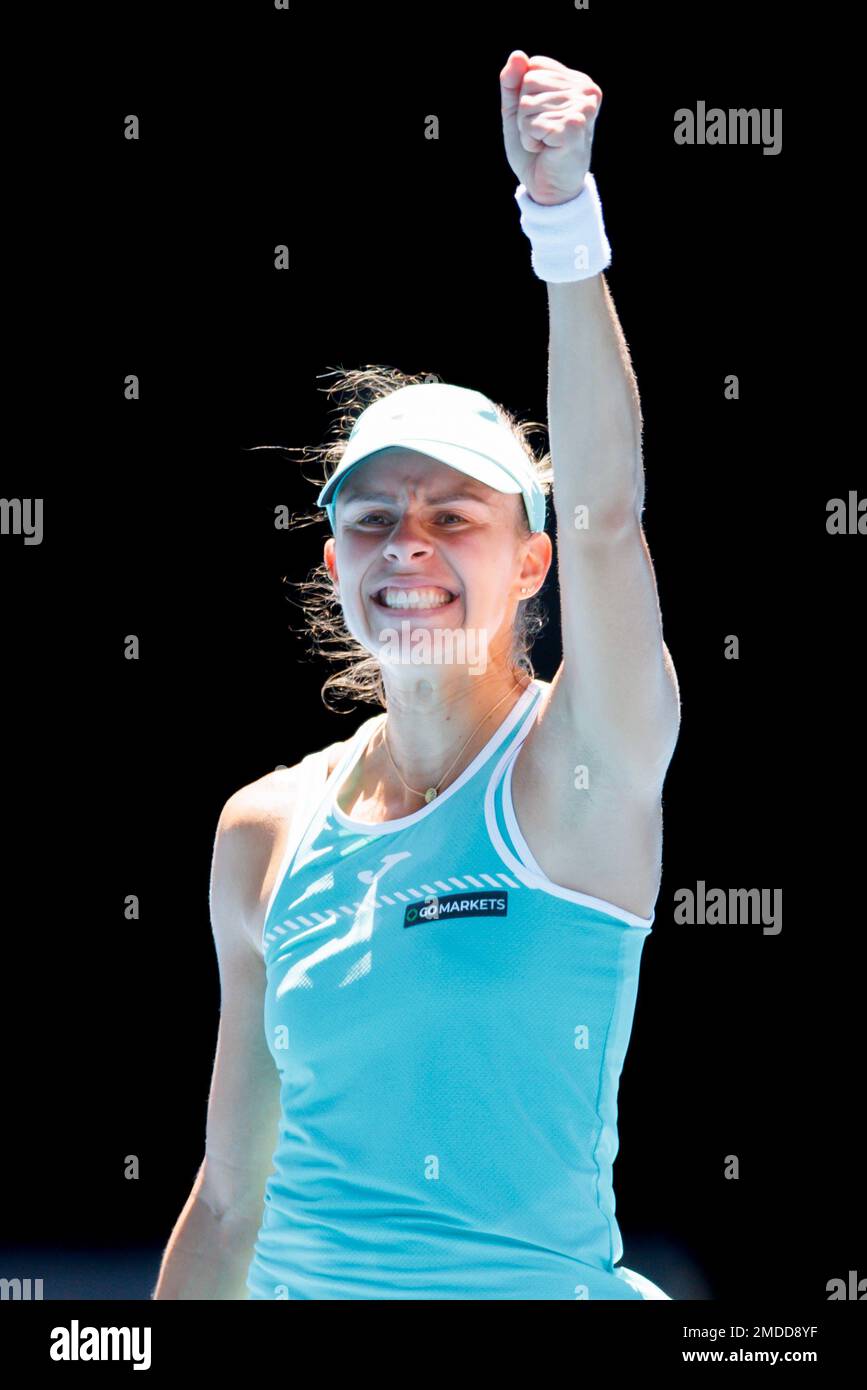 Melbourne, Australia. 23rd Jan, 2023. MAGDA LINETTE of Poland ...
