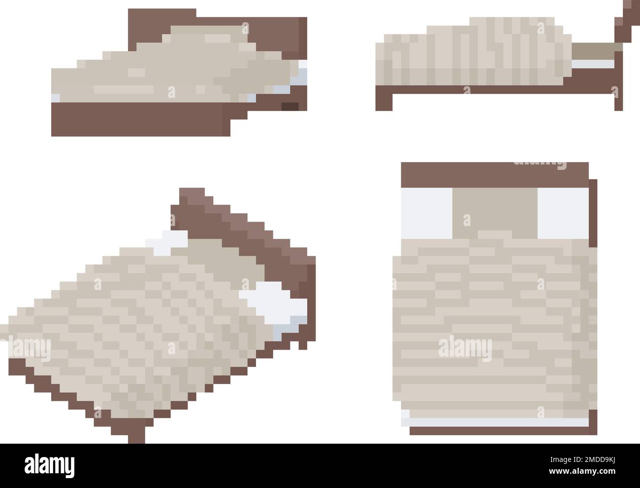 Bed birds eye view Cut Out Stock Images & Pictures - Alamy