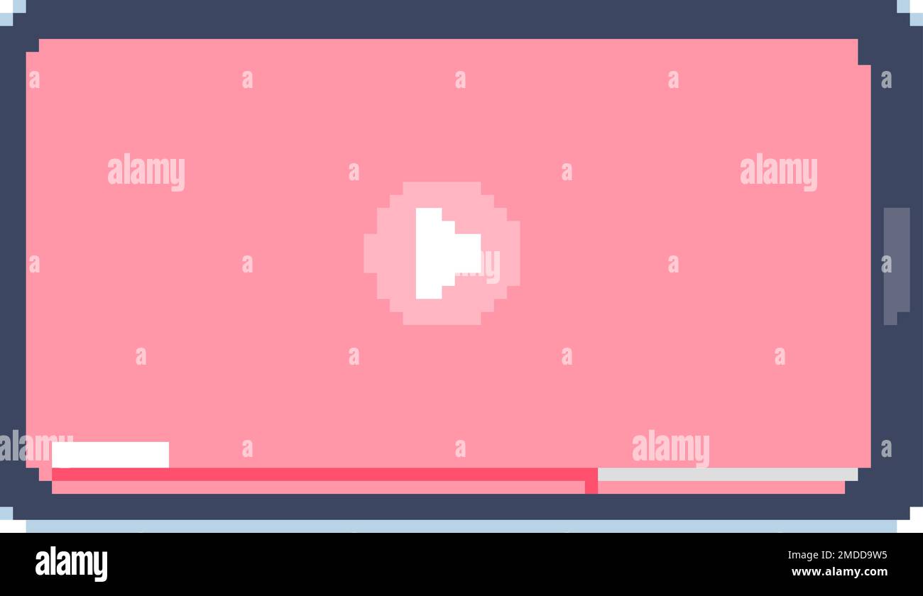 Smartphone video screen. Vector illustration that is easy to edit Stock ...