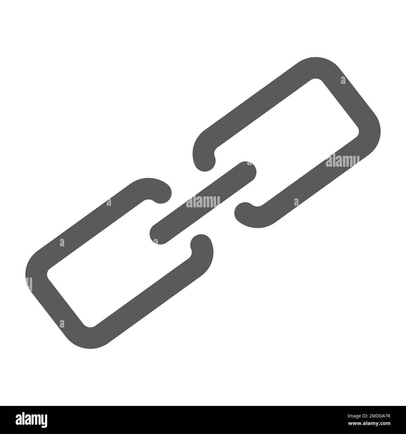 Link glyph icon, contact us and chain, button sign, vector graphics, a solid pattern on a white ...