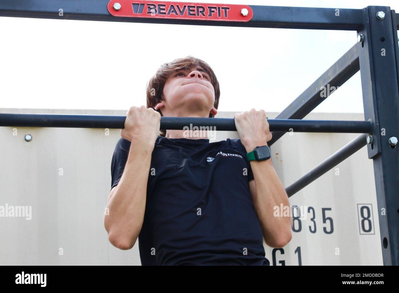 A poolee, in the Delayed Entry Program, Marine Corps Recruiting Station ...