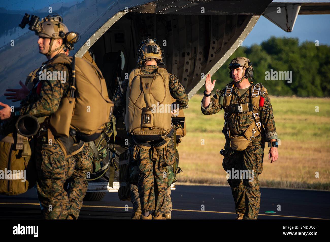 U.S. Marine Corps Capt. Justin Hoot, a team leader with 3rd ...
