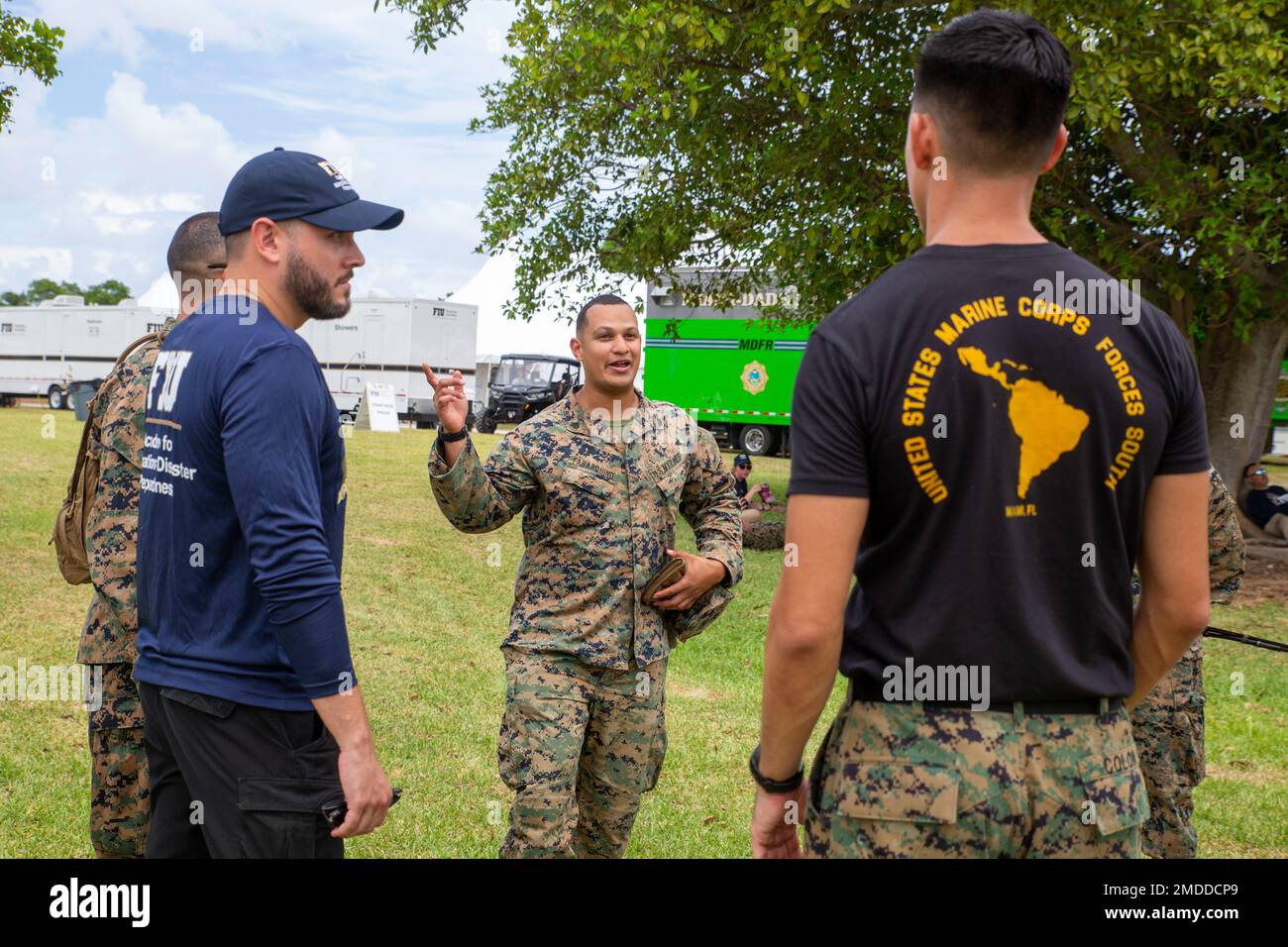 U.S. Marines with 4th Civil Affairs Group and U.S. Marine Corps Forces ...