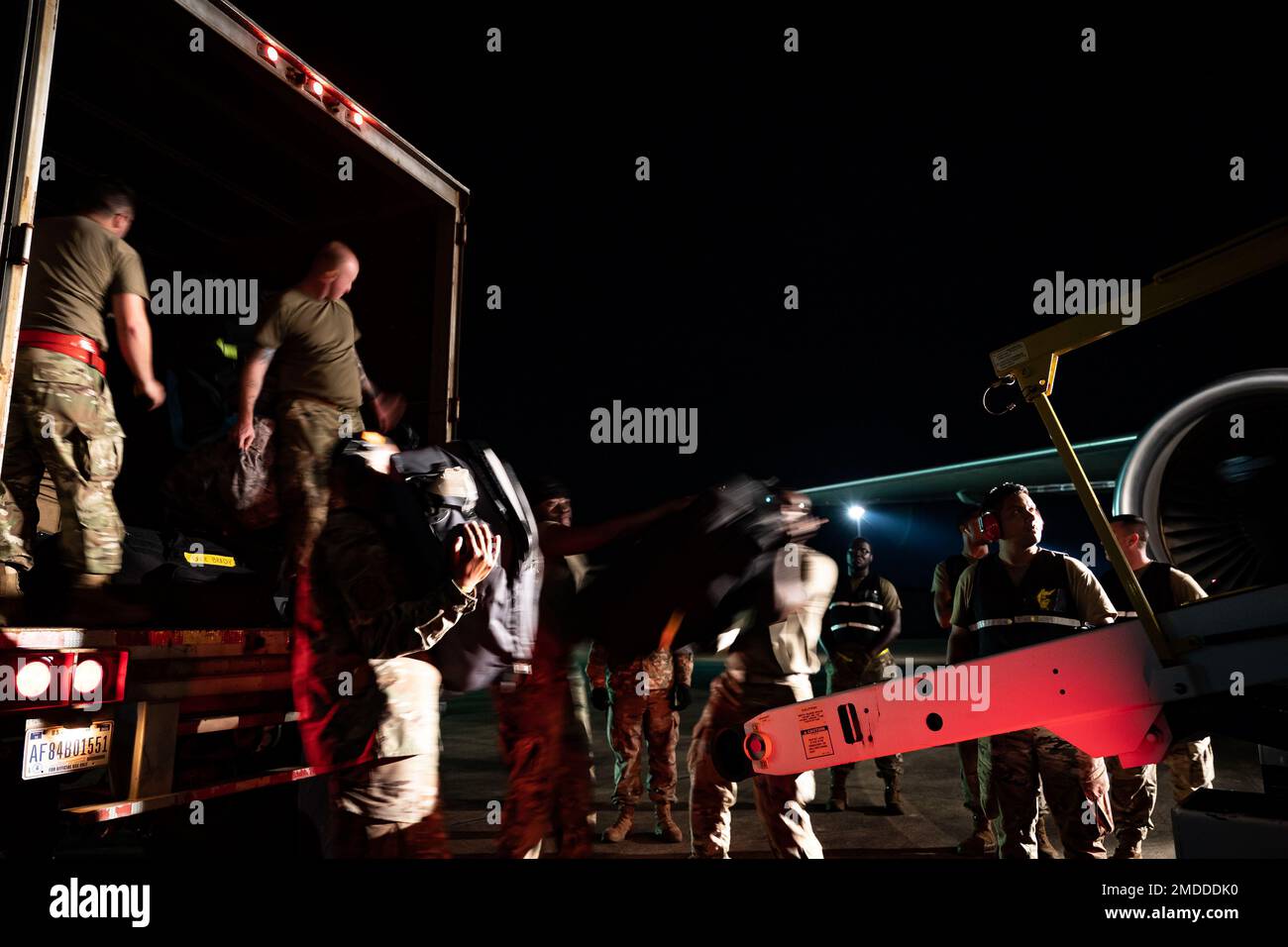U.S. Air Force 79th Fighter Generation Squadron (FGS) Airmen assist the ...