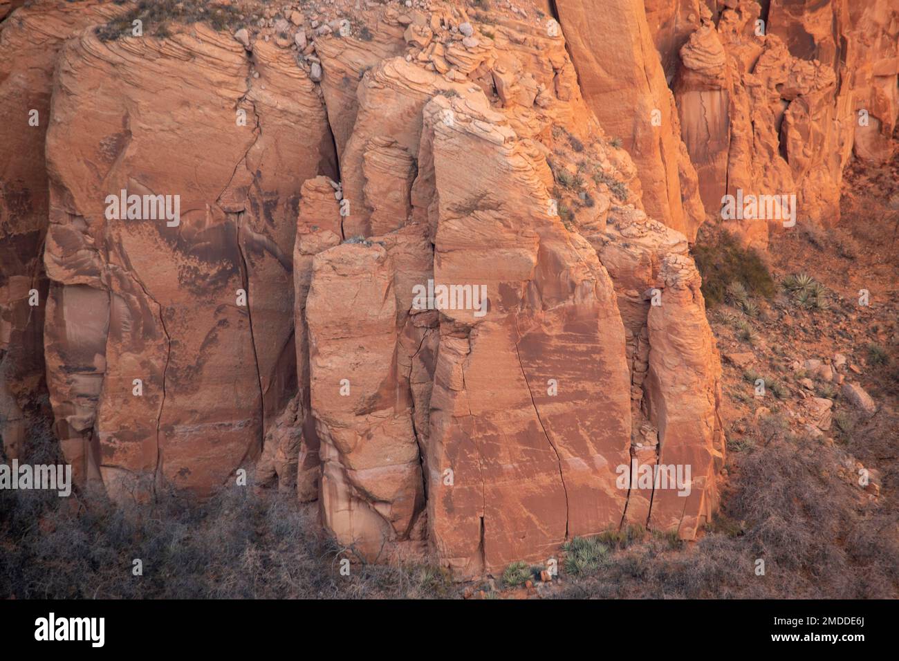 Navajo National Monument preserves ancient cliff dwelling structures of the ancient Pueblo ...