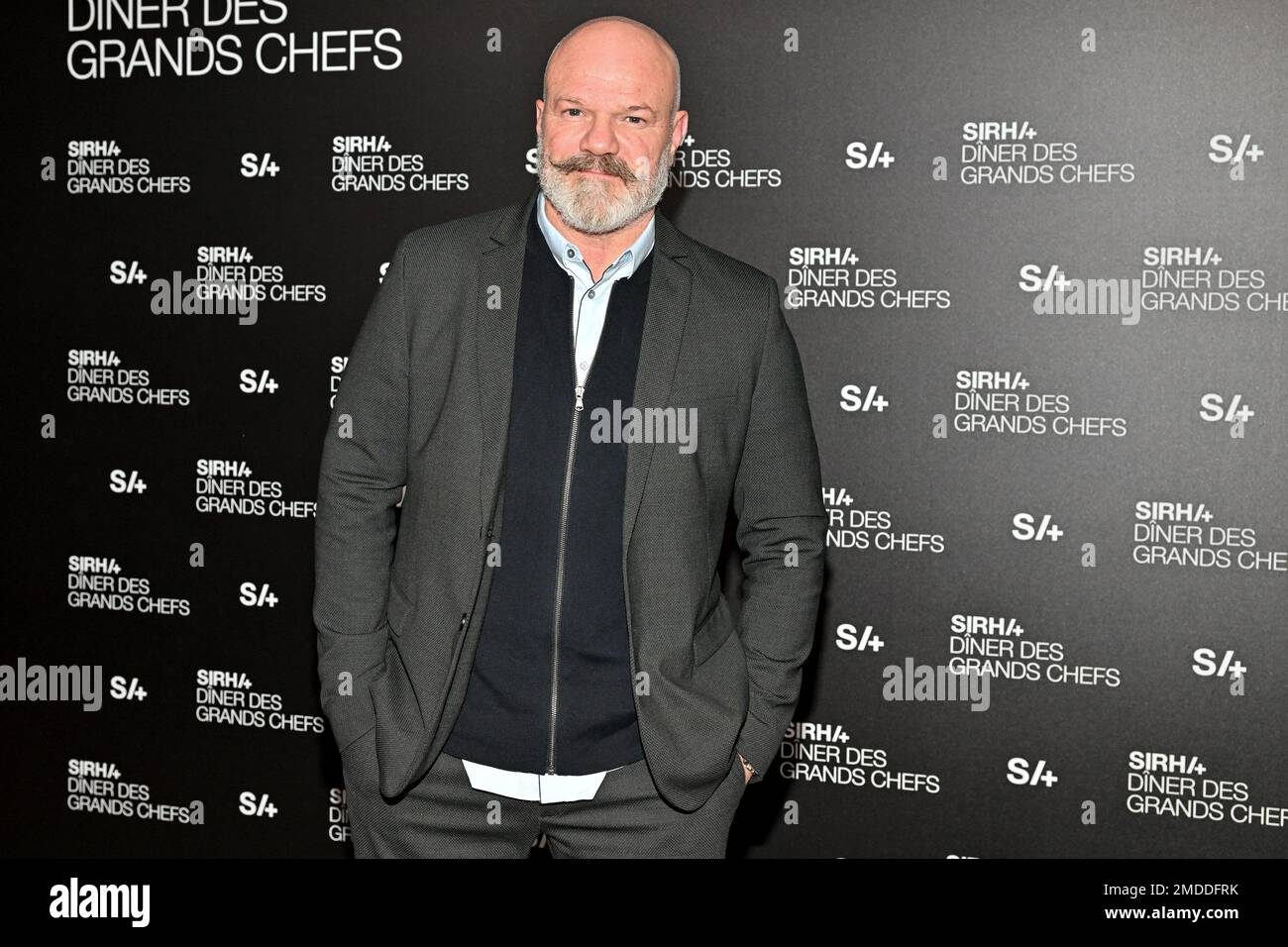 Philippe Etchebest attending Diner des Grands Chefs ahead of SIRHA in ...