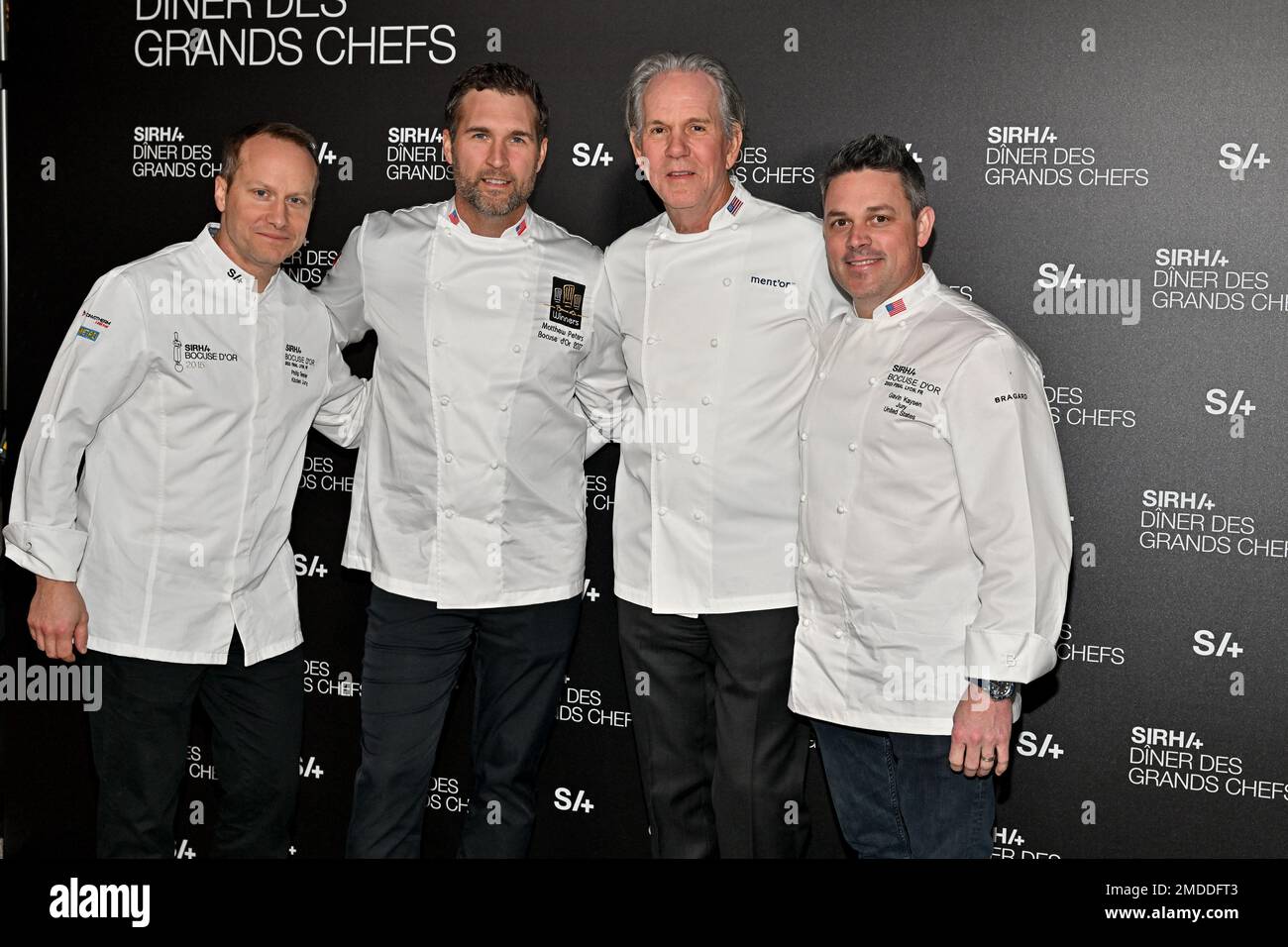 Philip Tessier, Matthew Peters, Thomas Keller, Gavin Kaysen attending ...