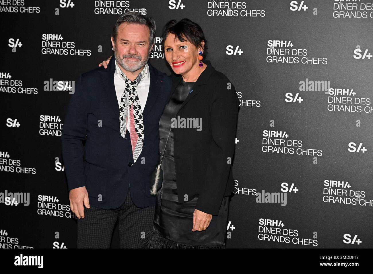 Michel Troisgros, Marie Pierre Troisgros attending Diner des Grands ...