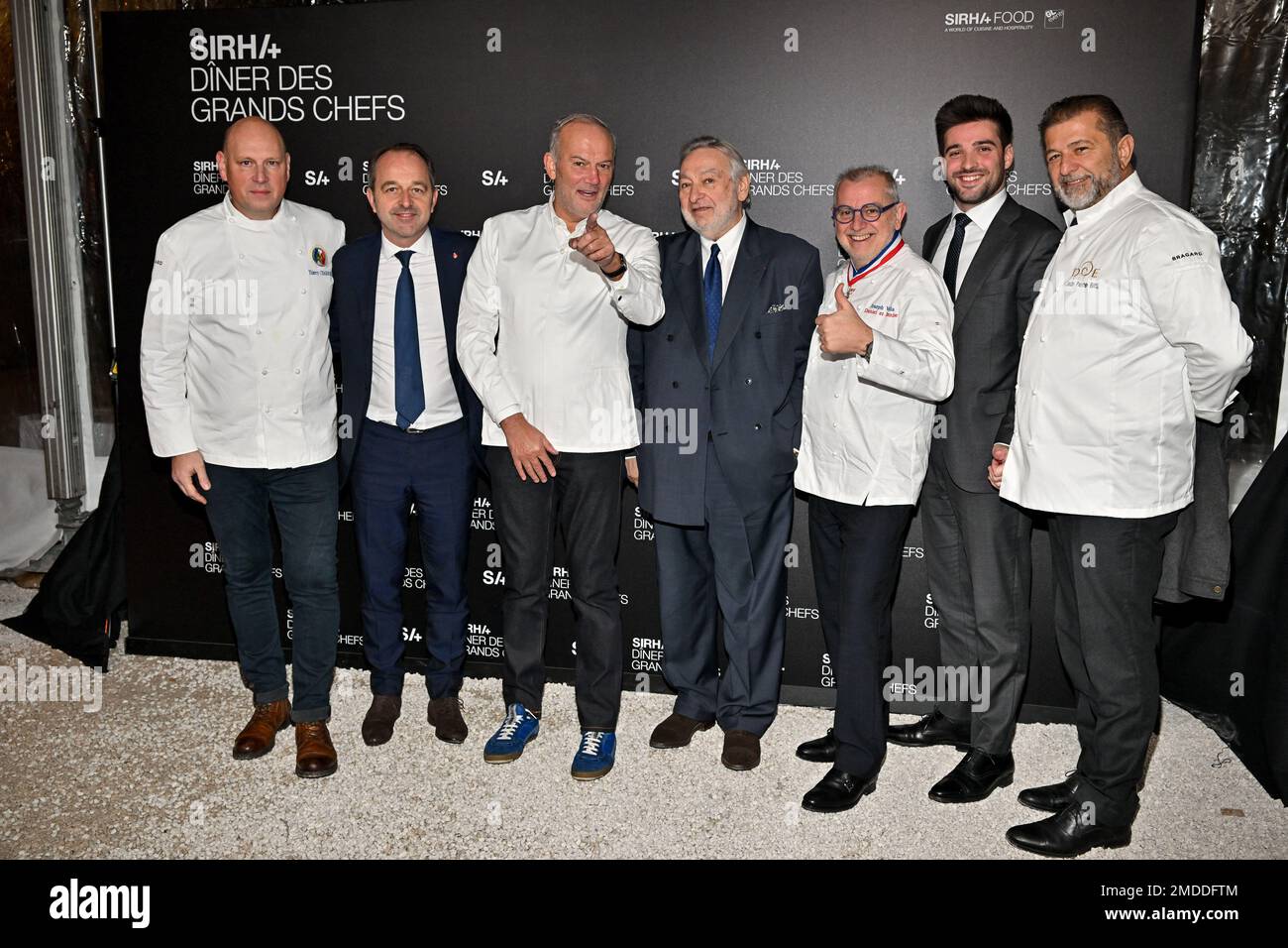 Thierry Charrier, guests, Joseph Viala, guest, Jean Pierre Biffi ...