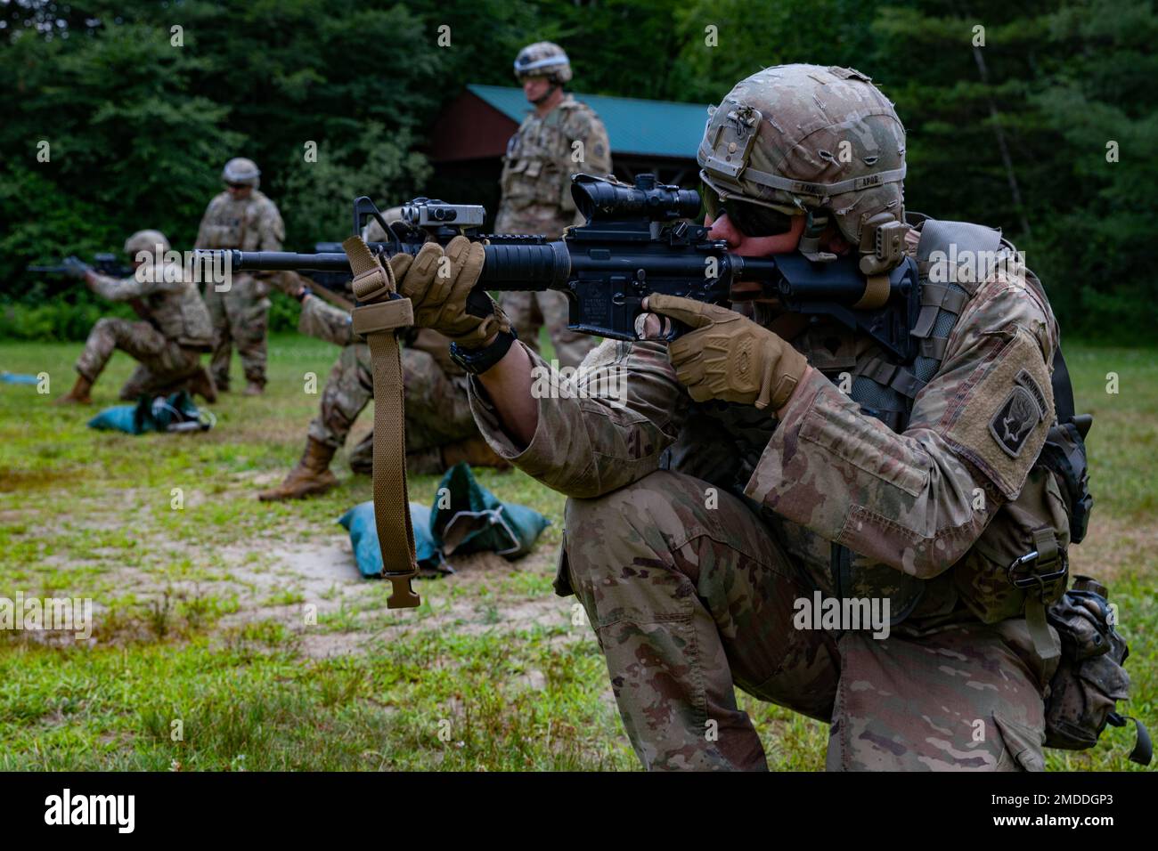 U.S. Army Sgt. David Fox, an infantryman assigned to the 1st Battalion ...