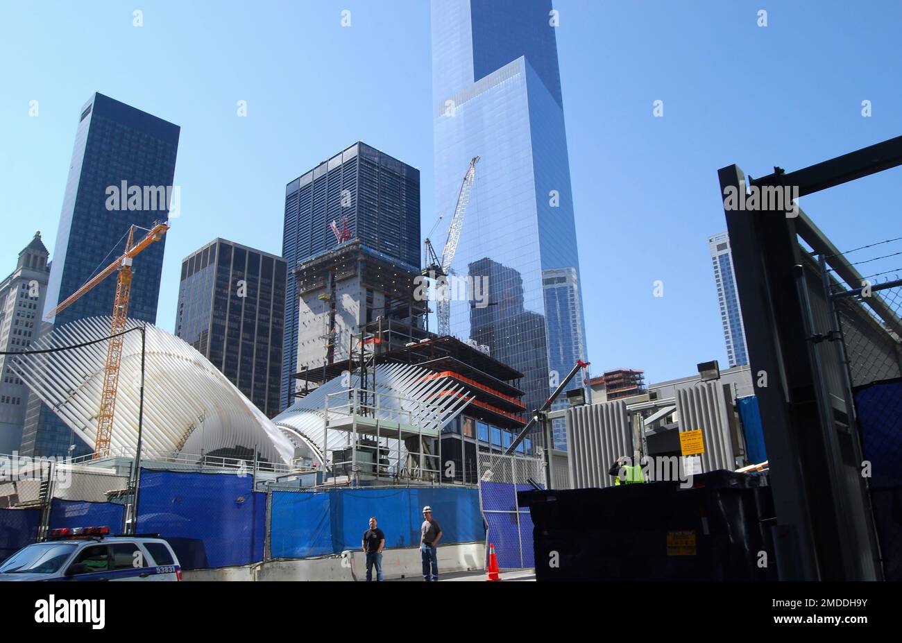 Construction of the Westfield World Trade Center shopping mall aka ...