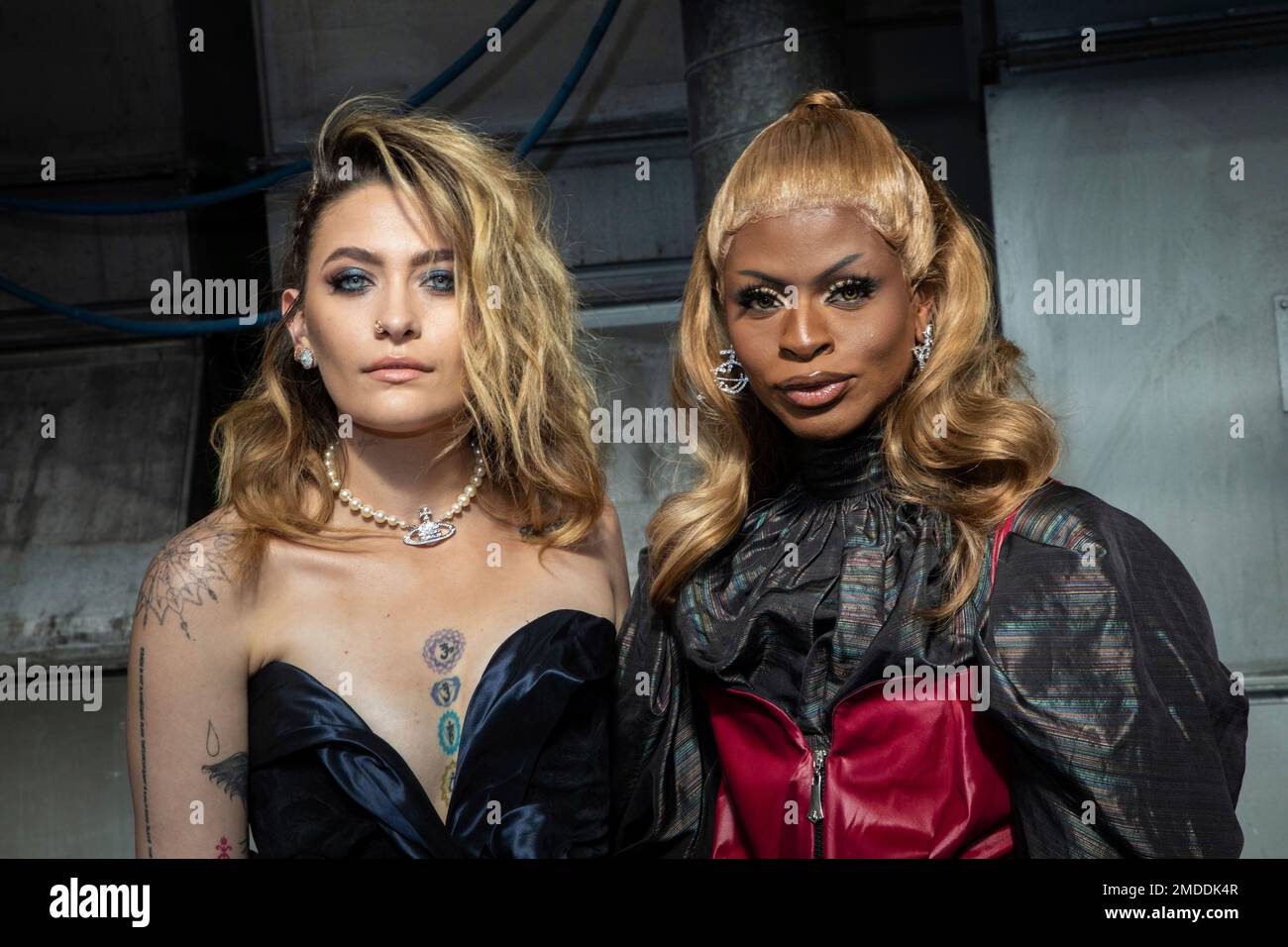 Paris Jackson and Symone attend the Vivienne Westwood Spring-Summer ...
