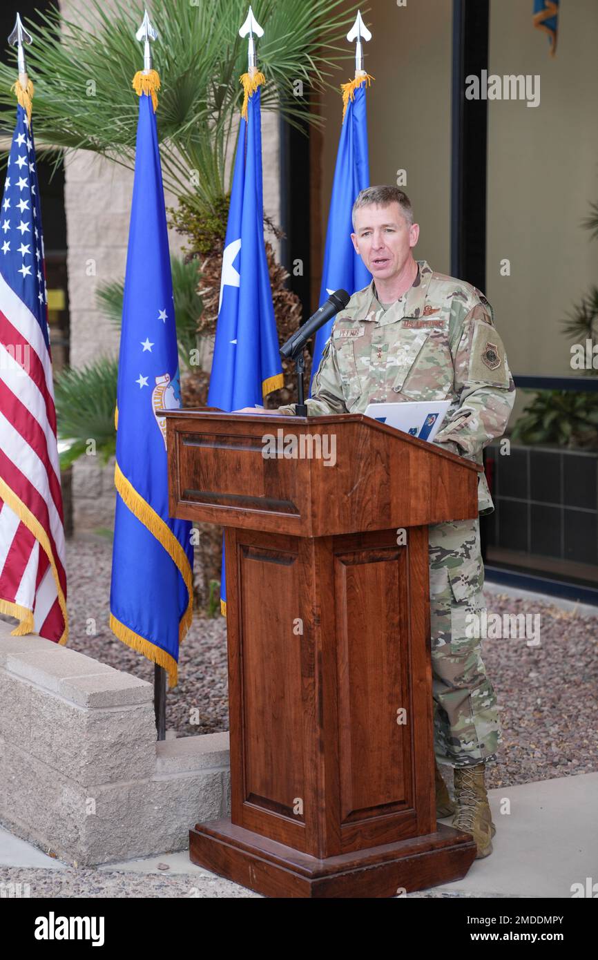U.S. Air Force Maj. Gen. Evan Pettus, 12th Air Force (Air Forces ...