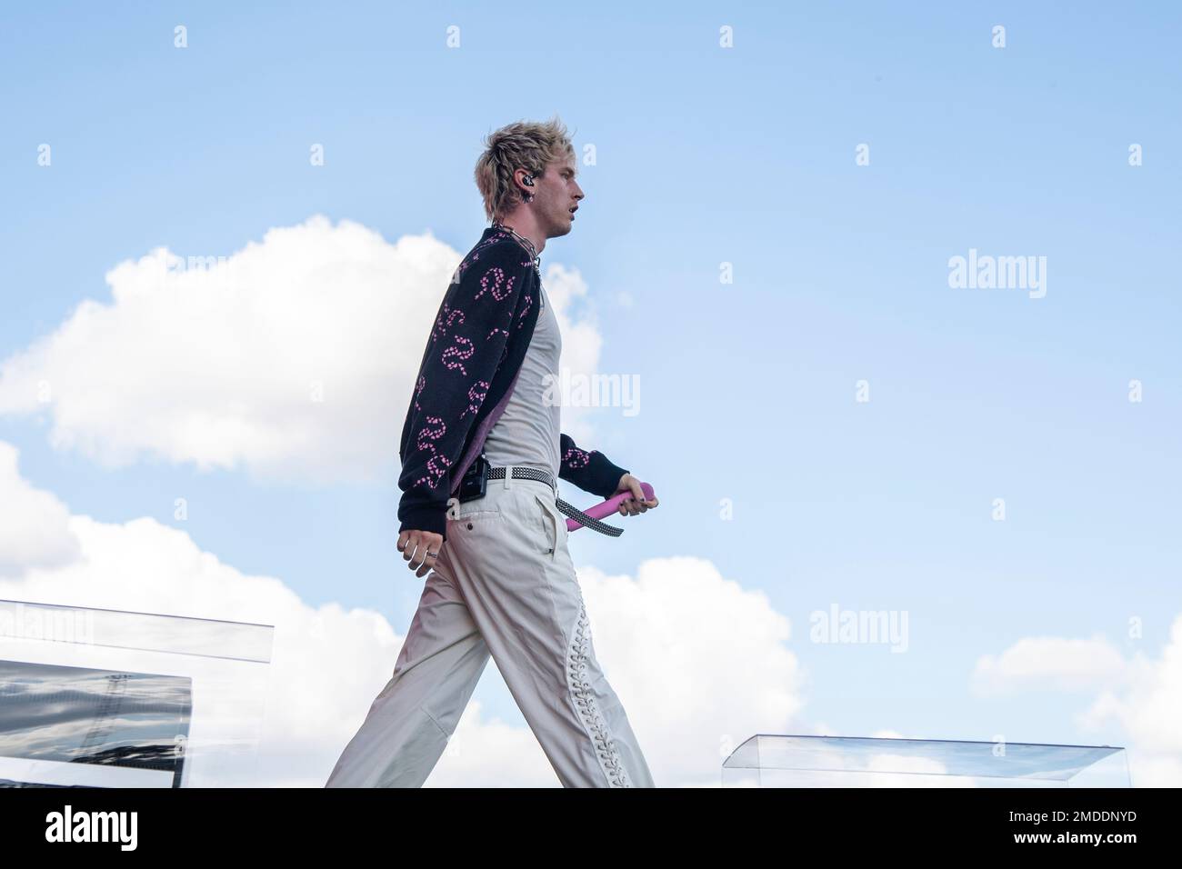 Machine Gun Kelly performs on day one of the Austin City Limits Music ...
