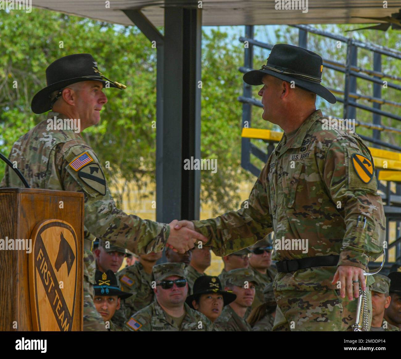 The outgoing commander of 2nd Armored Brigade Combat Team, “Black Jack ...