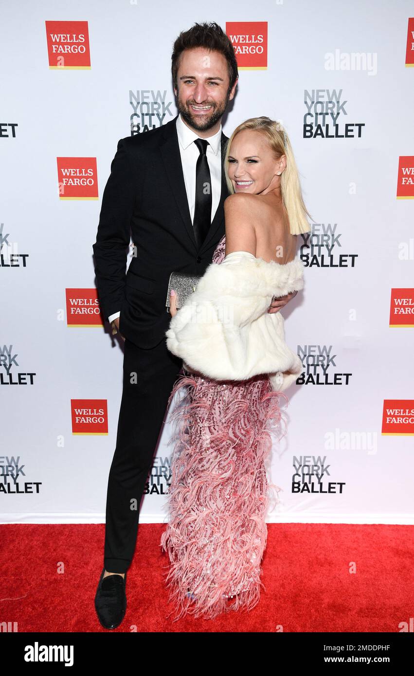 Actress Kristin Chenoweth, right, and boyfriend Josh Bryant attend the ...