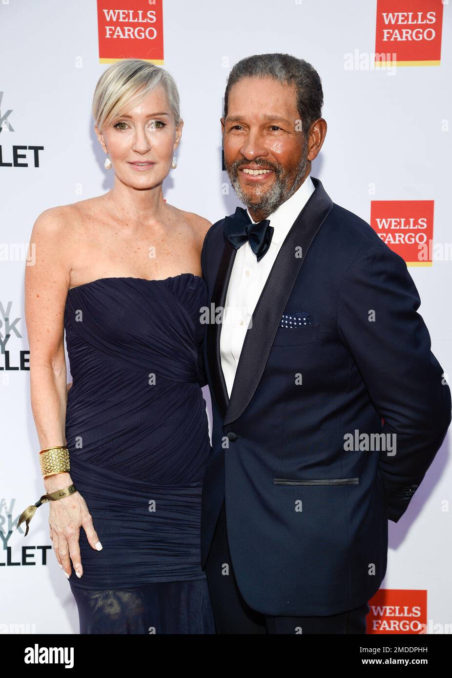 Television journalist Bryant Gumbel, right, and wife Hilary Quinlan ...