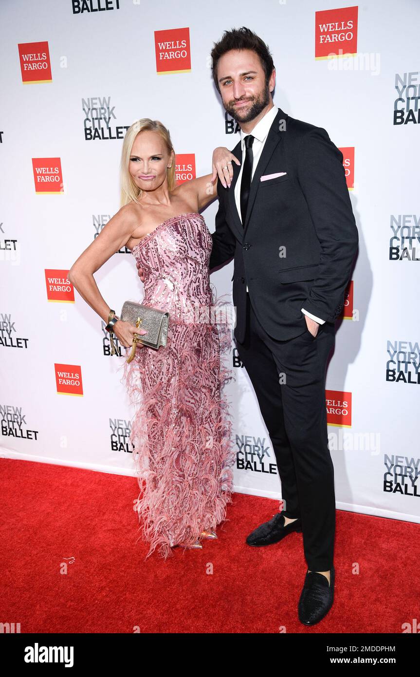 Actress Kristin Chenoweth, left, and boyfriend Josh Bryant attend the ...