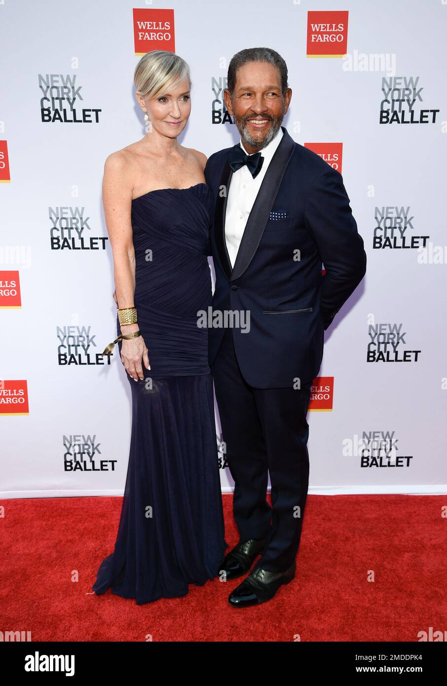 Television journalist Bryant Gumbel, right, and wife Hilary Quinlan ...