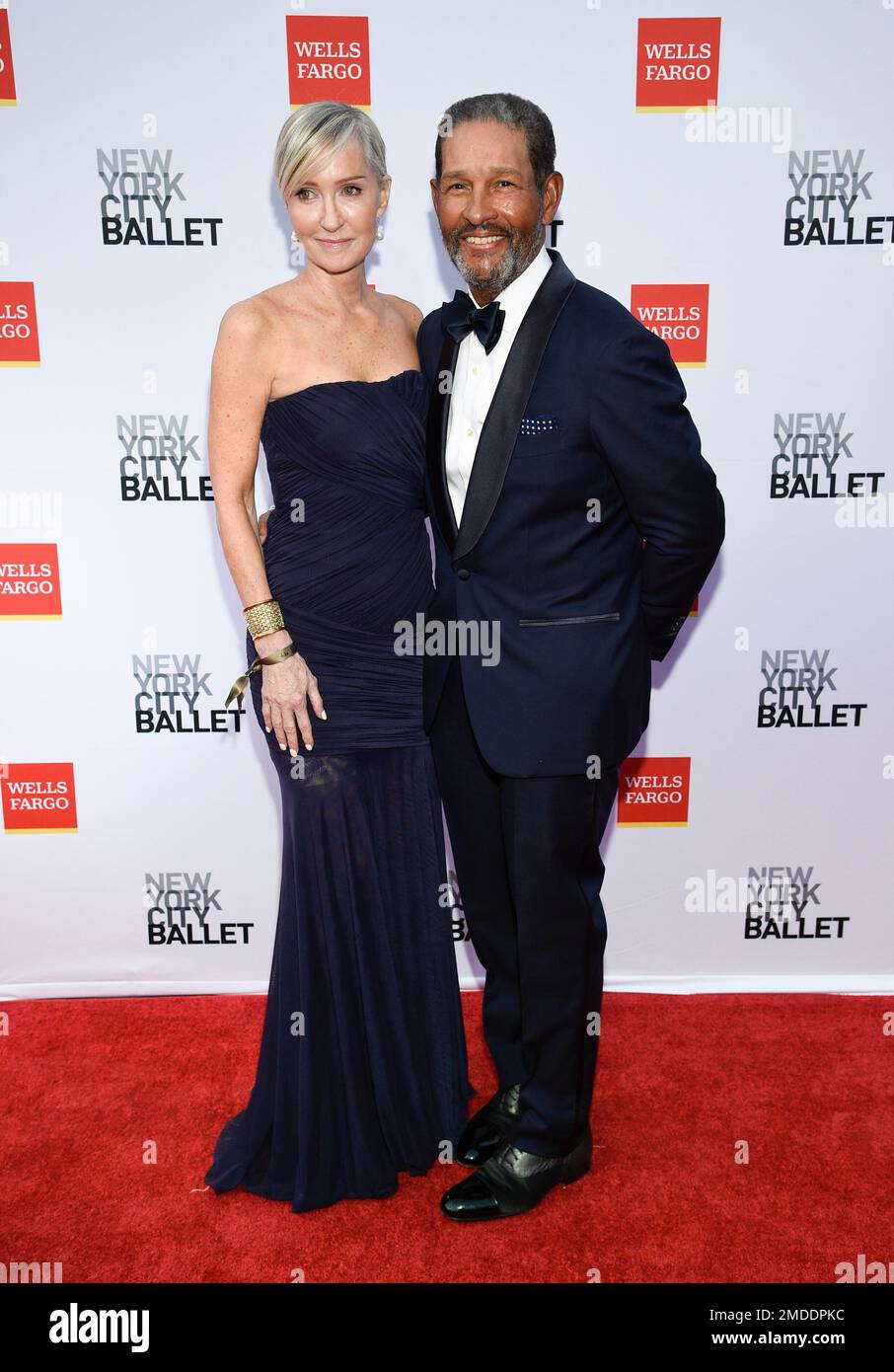 Television journalist Bryant Gumbel, right, and wife Hilary Quinlan ...
