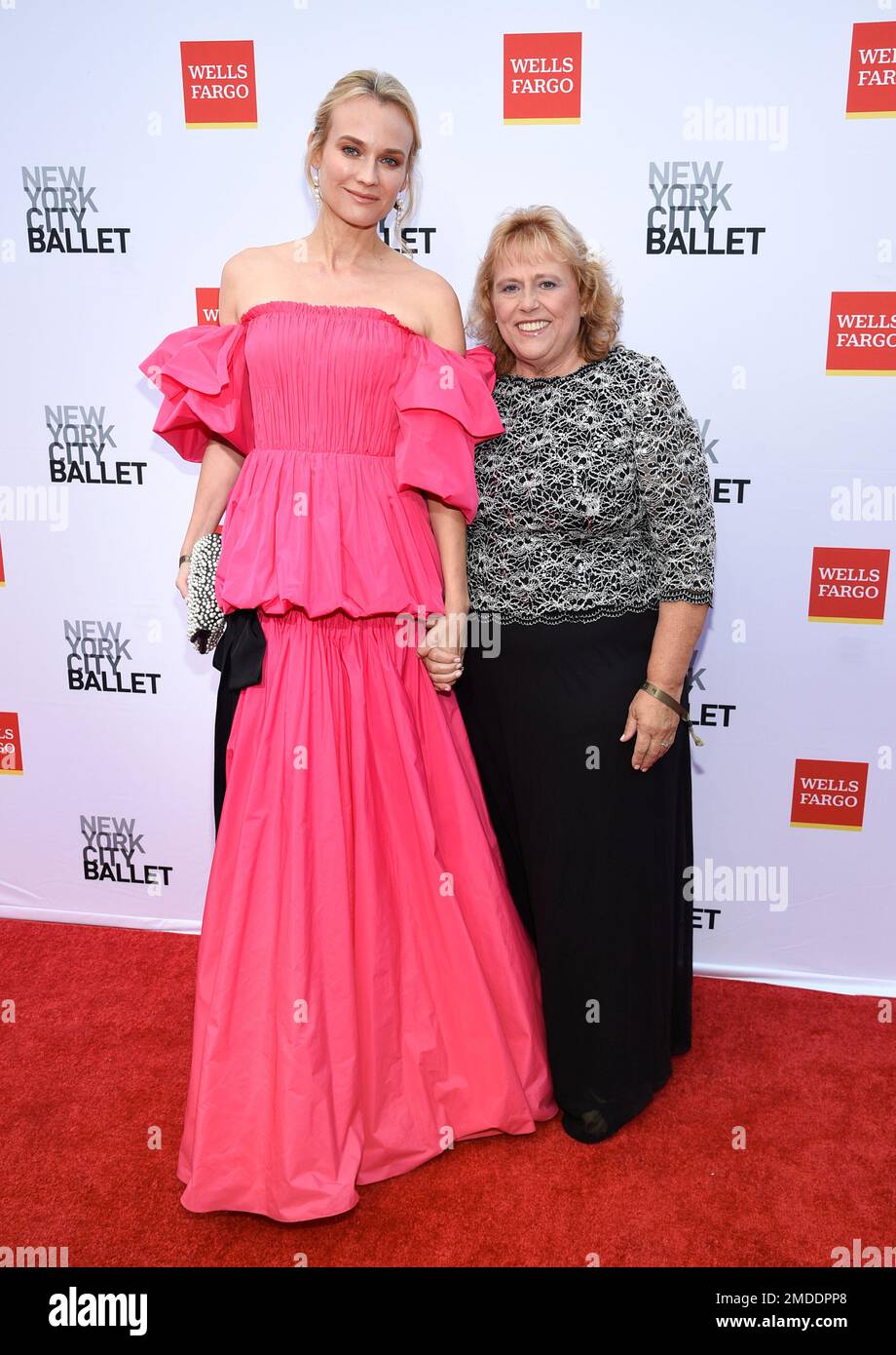 Actress Diane Kruger, left, and her mother Maria-Theresa Heidkruger ...