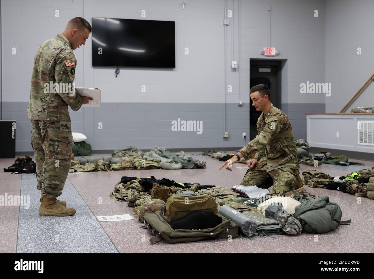 U.S. Army Spc. Nathaniel Miska assigned to the Minnesota National Guard ...