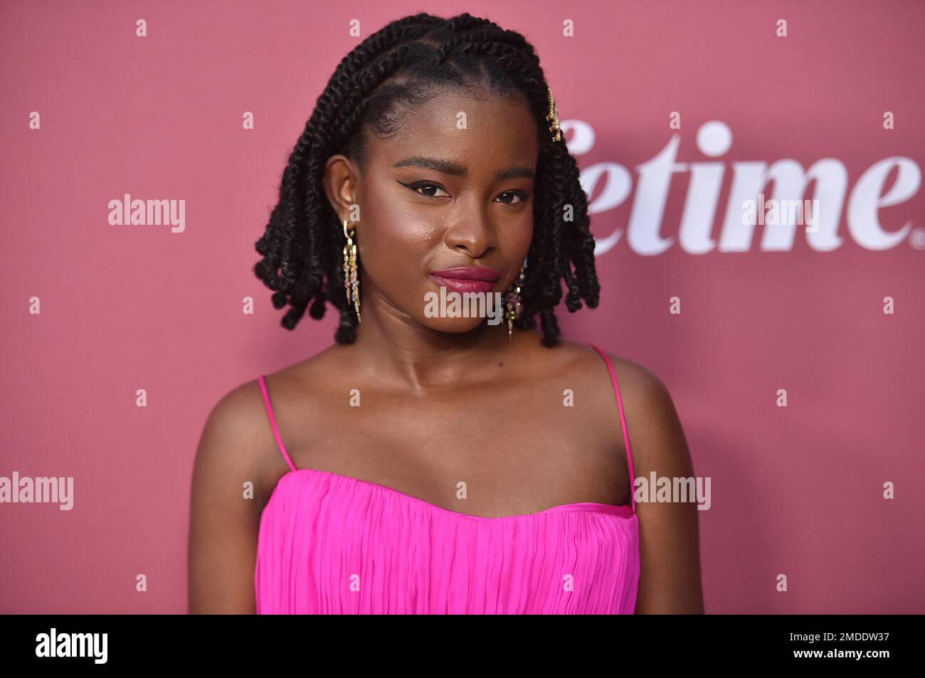Amanda Gorman arrives at Variety's Power of Women: Los Angeles on ...