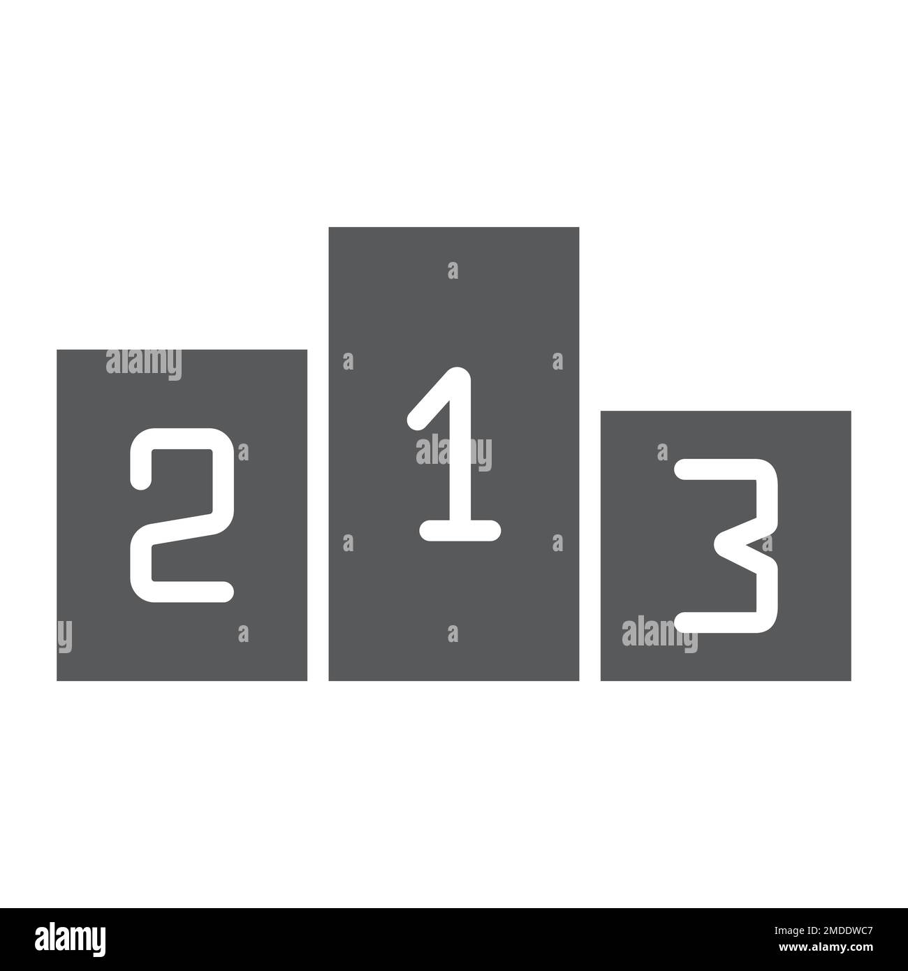 Podium glyph icon, award and win, pedestal sports sign, vector graphics ...