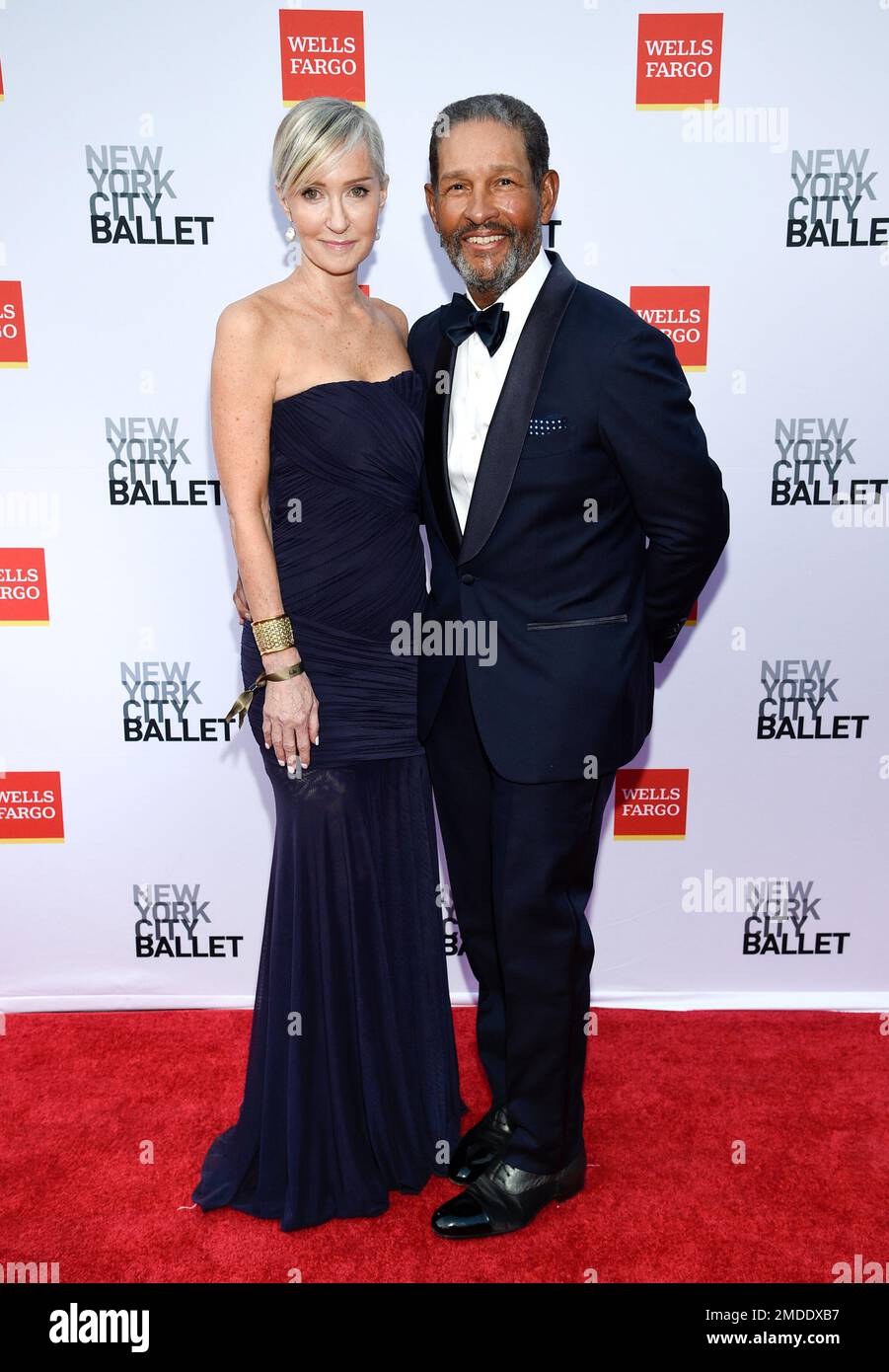 Television journalist Bryant Gumbel, right, and wife Hilary Quinlan ...