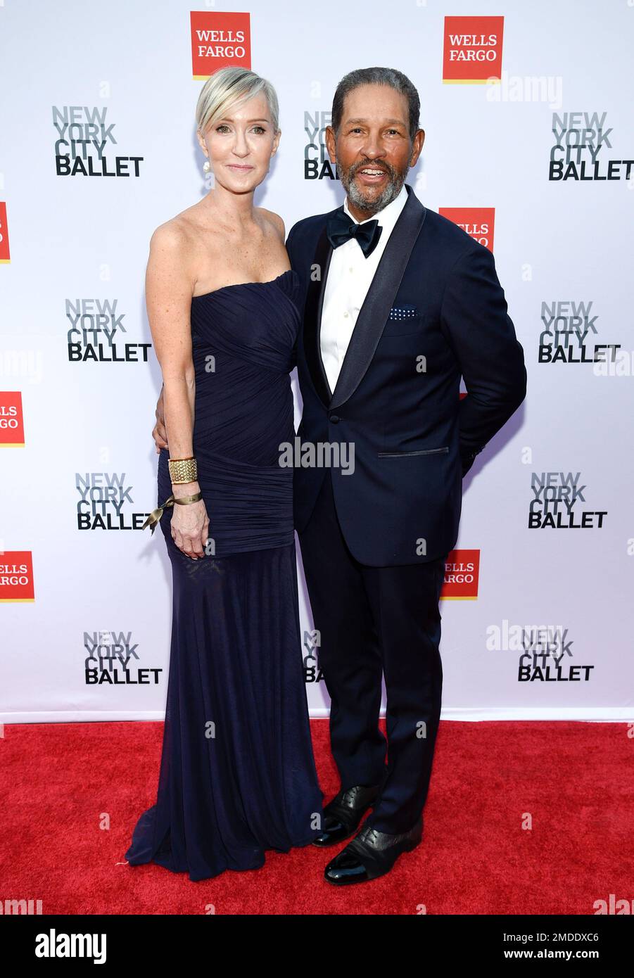 Television journalist Bryant Gumbel, right, and wife Hilary Quinlan ...