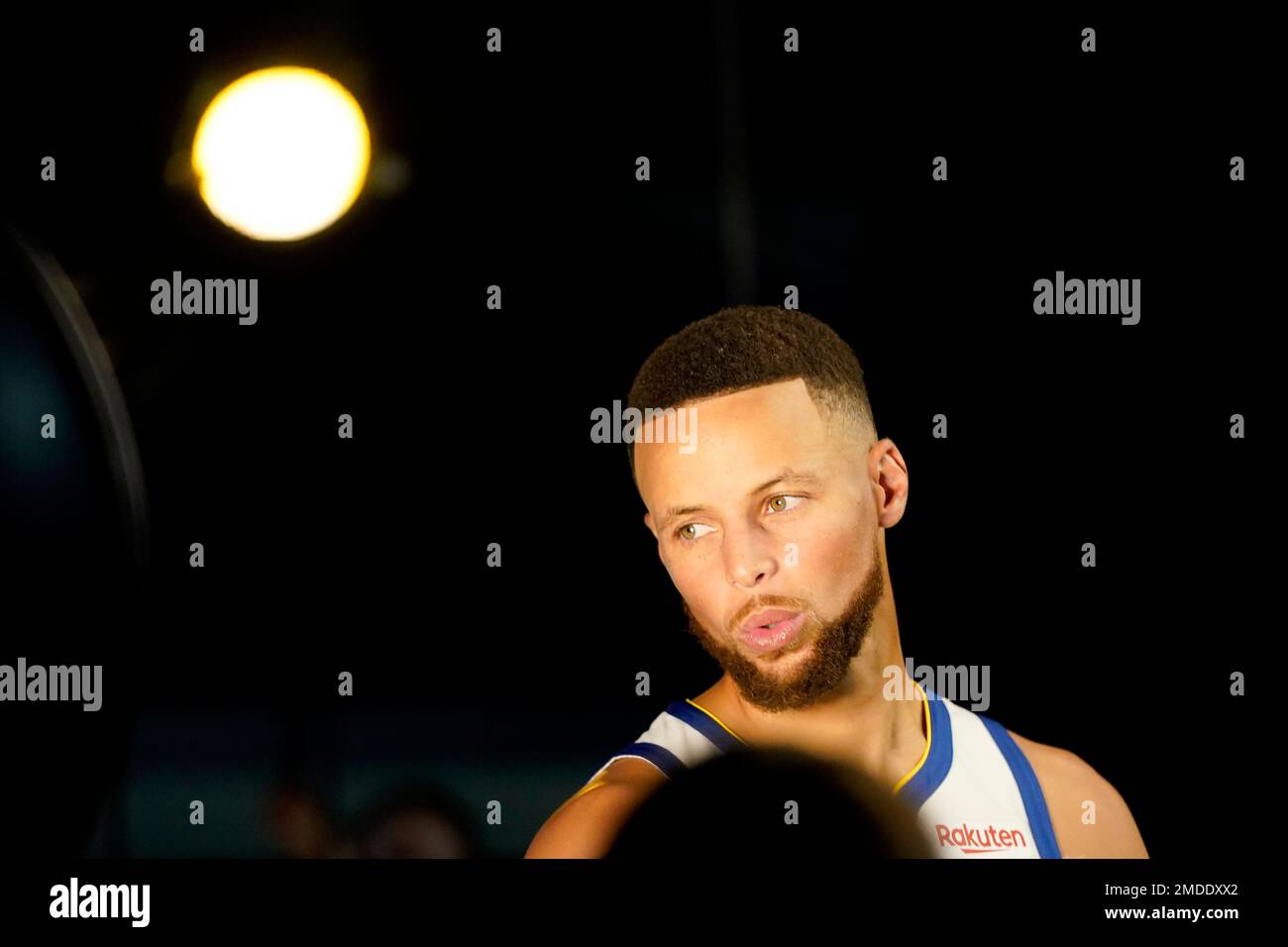 Golden State Warriors guard Stephen Curry during the NBA basketball ...