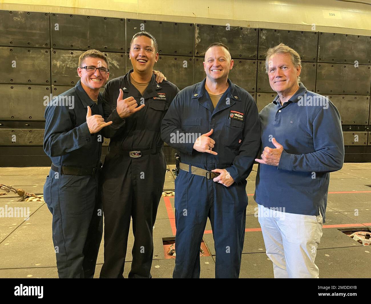 Chief hull technician james beckwith hi-res stock photography and ...