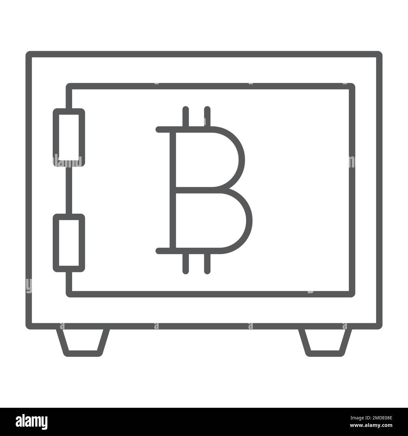 Security computer strongbox Stock Vector Images - Alamy