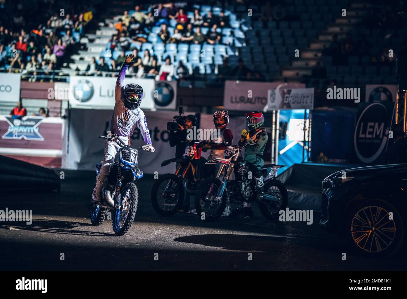 David Rinaldo participating in a Freestyle event in Spain Stock Photo ...