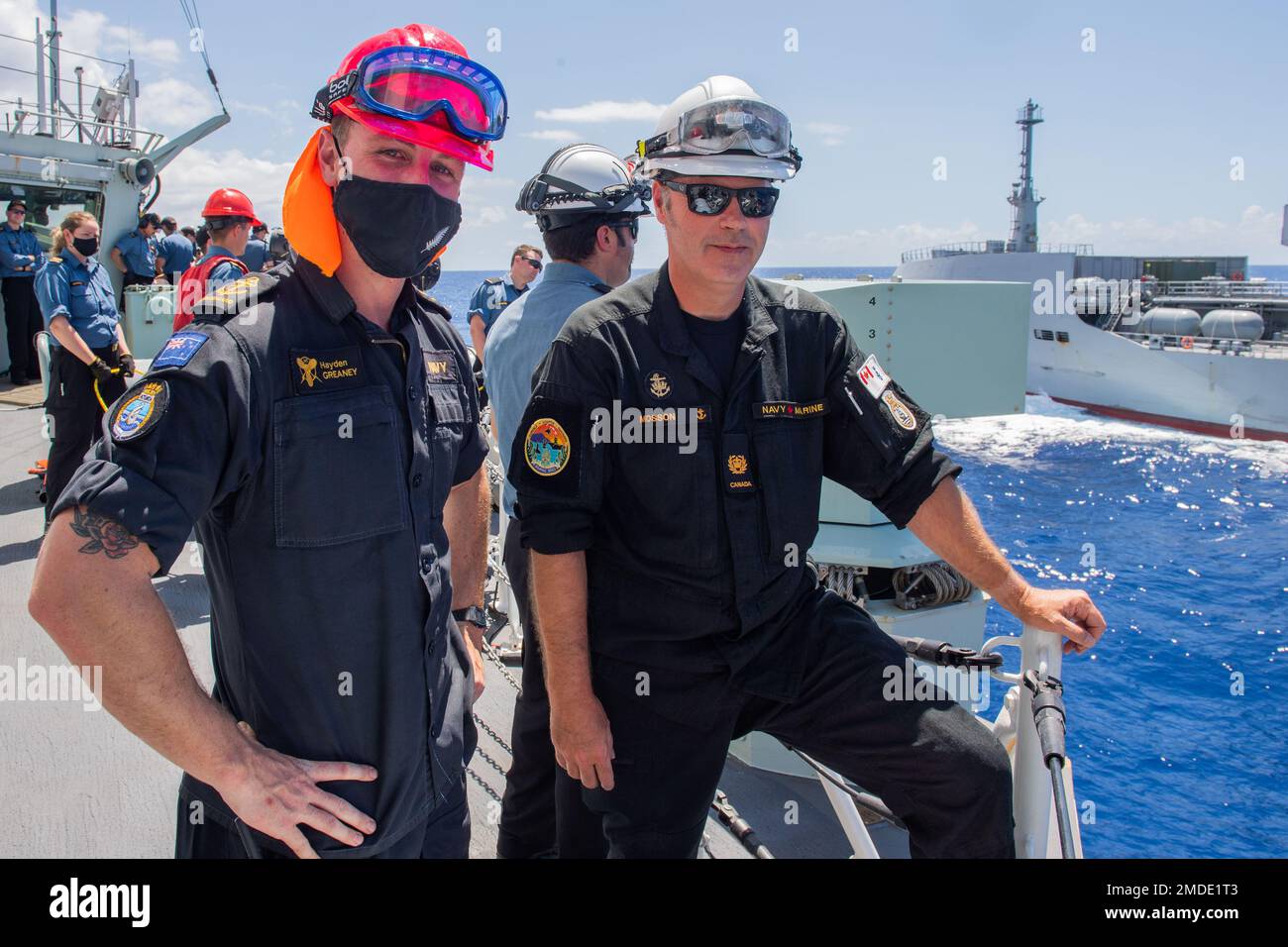 220722-O-QR492-1001-CA PACIFIC OCEAN (July 22, 2022) A Sailor from ...
