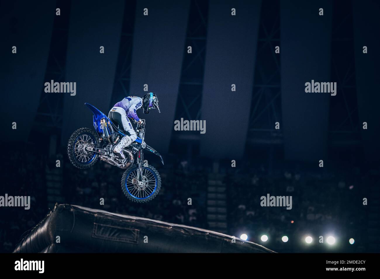 David Rinaldo participating in a Freestyle event in Spain Stock Photo ...