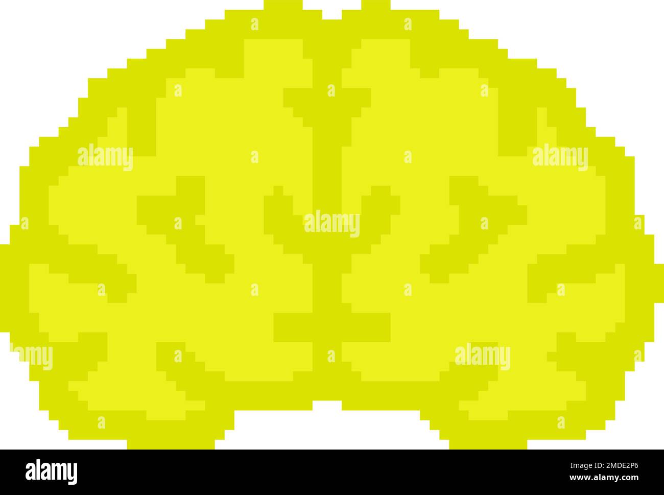 Brain front.Vector illustration that is easy to edit Stock Vector Image ...