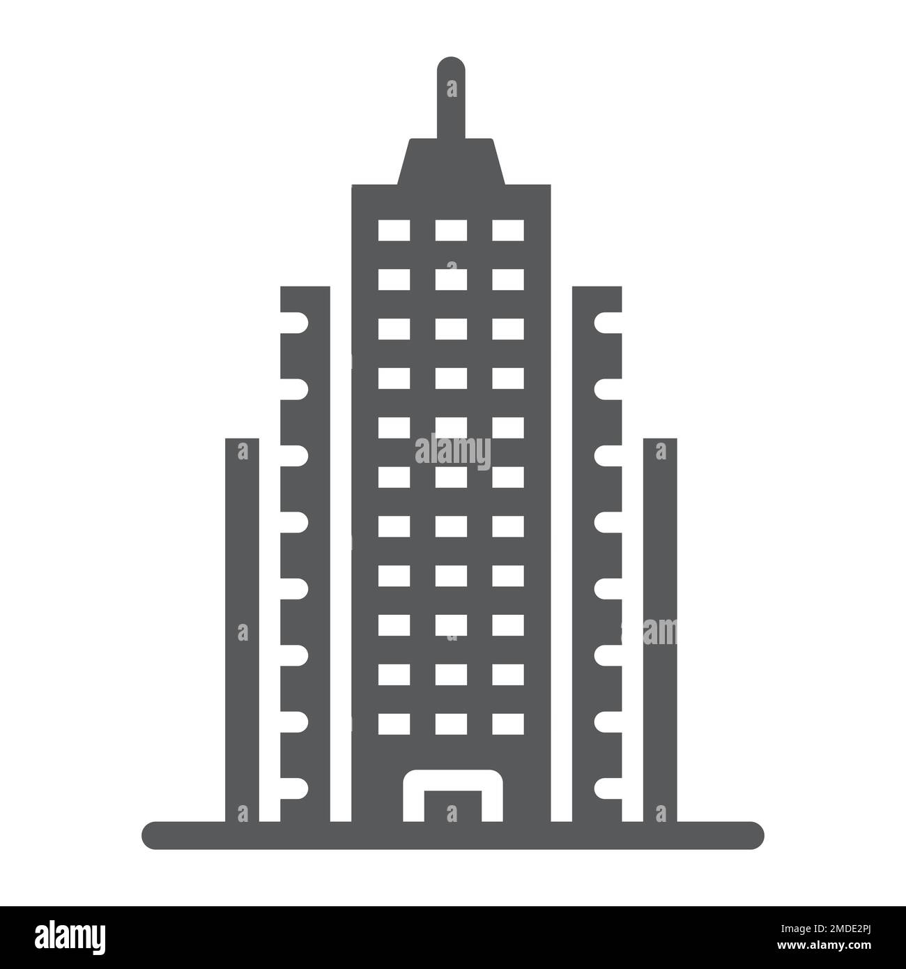 Colorful facade of a skyscraper Cut Out Stock Images & Pictures - Alamy