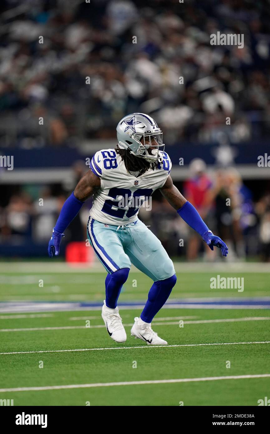 Dallas Cowboys defensive back Malik Hooker (28) drops in coverage ...