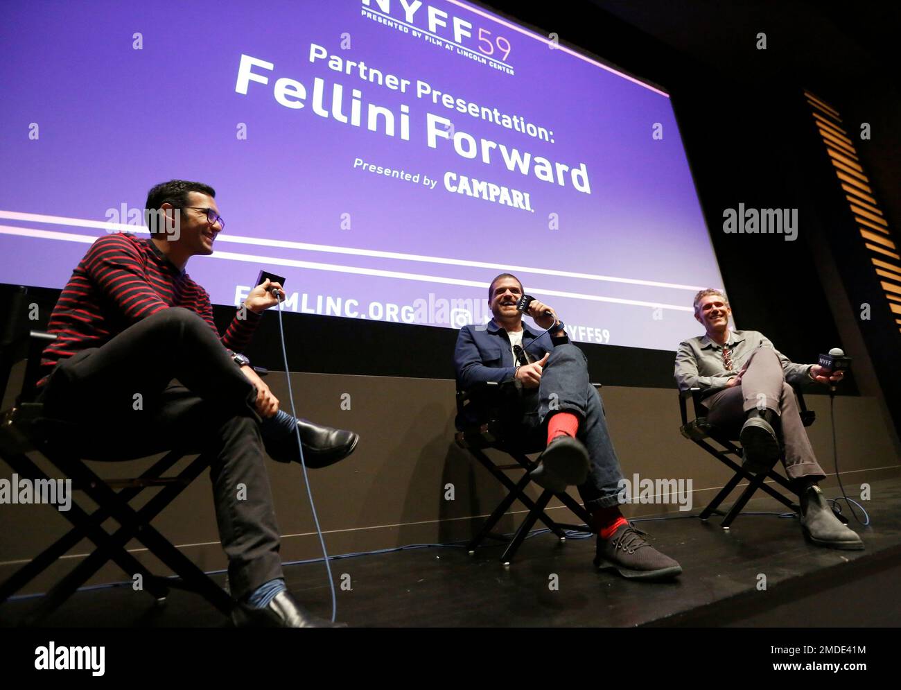 IMAGE DISTRIBUTED FOR CAMPARI - From left to right, Moderator, Eric ...