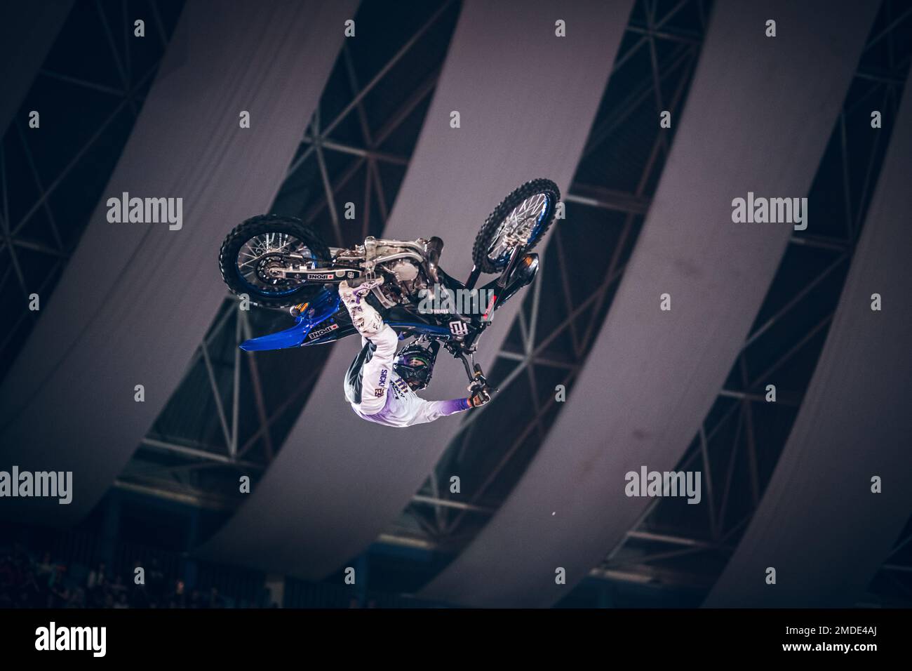 David Rinaldo participating in a Freestyle event in Spain Stock Photo ...