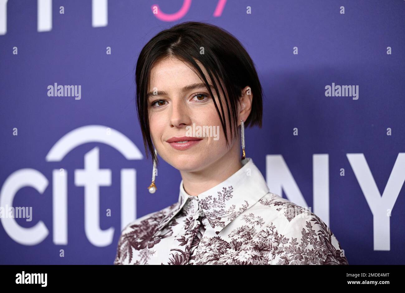 Actress Jesse Buckley attends a special screening of "The Lost Daughter ...