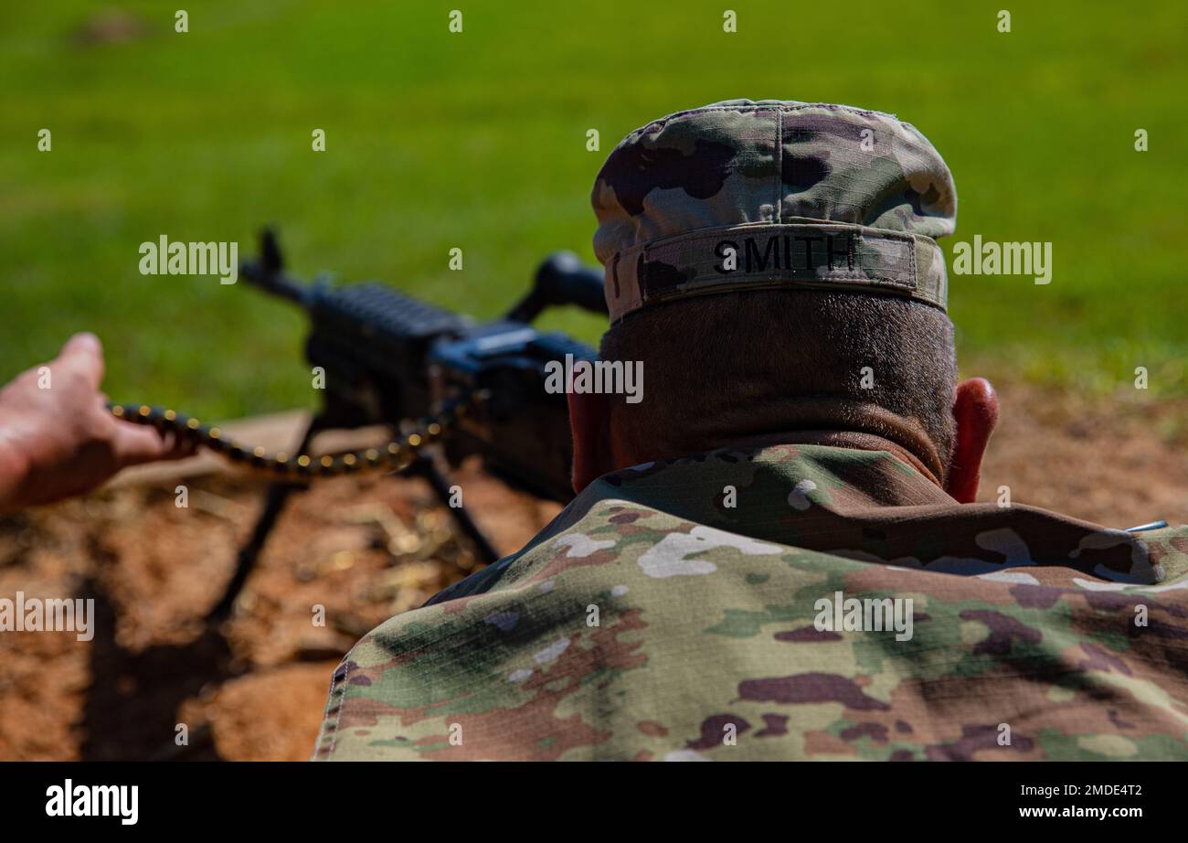 (CAMP SHELBY, Miss.) ---Command Sgt. Maj. Gen. Mike Smith, the command ...