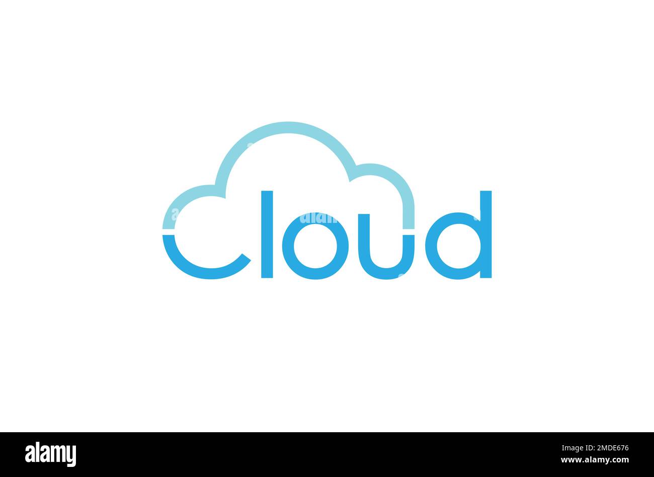 creative cloud letter logo vector symbol design illustration Stock ...