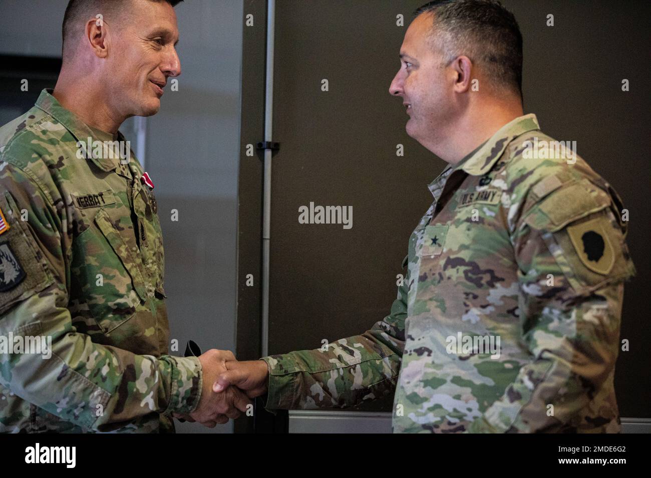 Sgt. Maj. David Merritt, the Operations and Planning Sergeant Major for ...